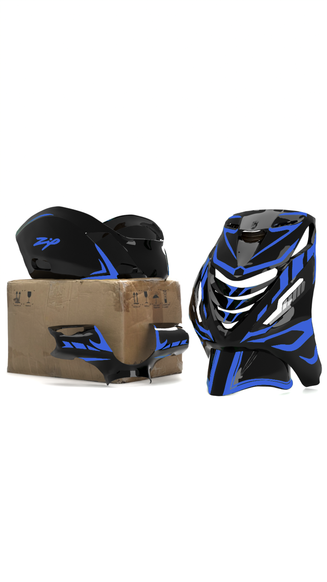 Tribal - Piaggio Zip SP Graphics Kit – Zip Graphicz
