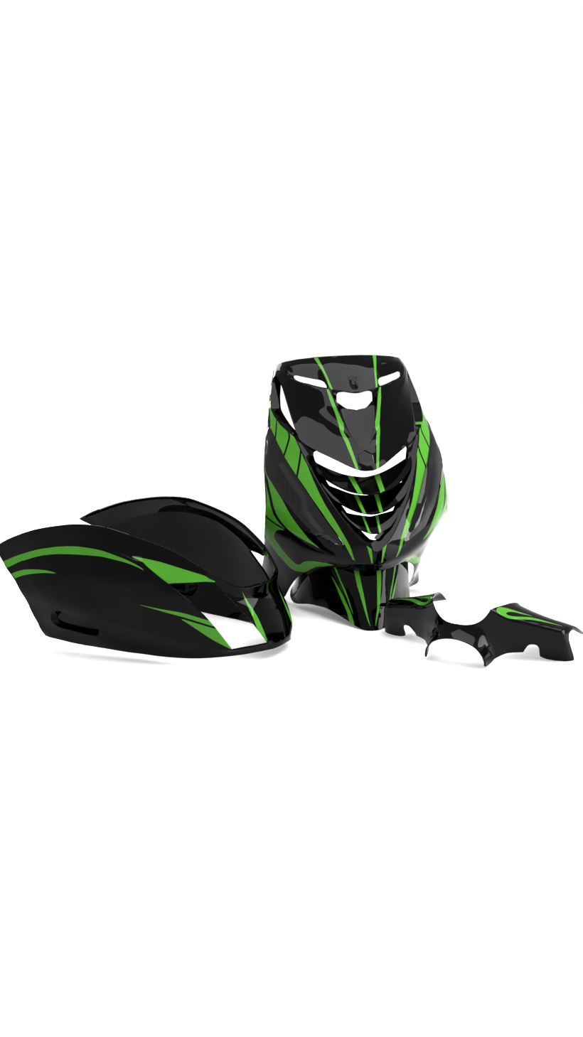 Ryvion - Piaggio Zip SP Graphics Kit – Zip Graphicz