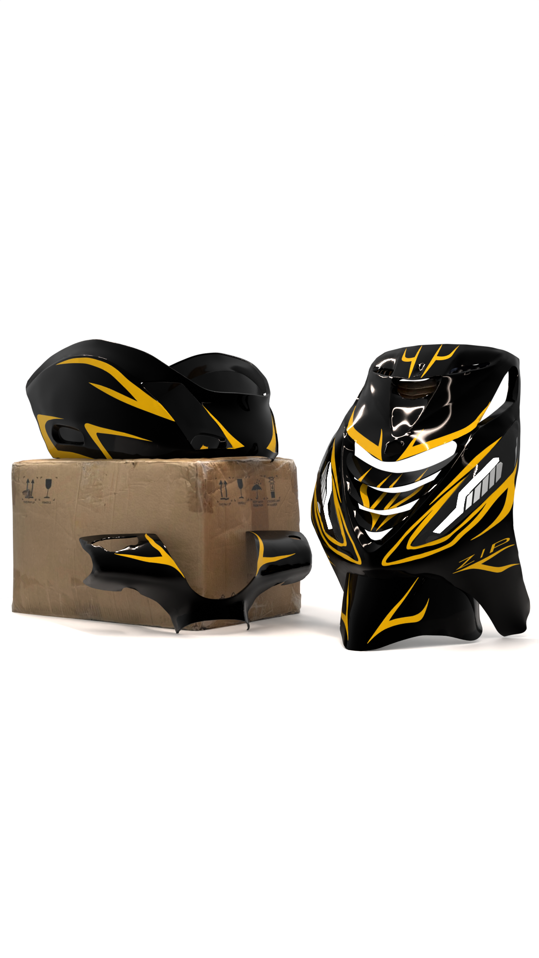 Fine Line - Piaggio Zip SP Graphics Kit – Zip Graphicz