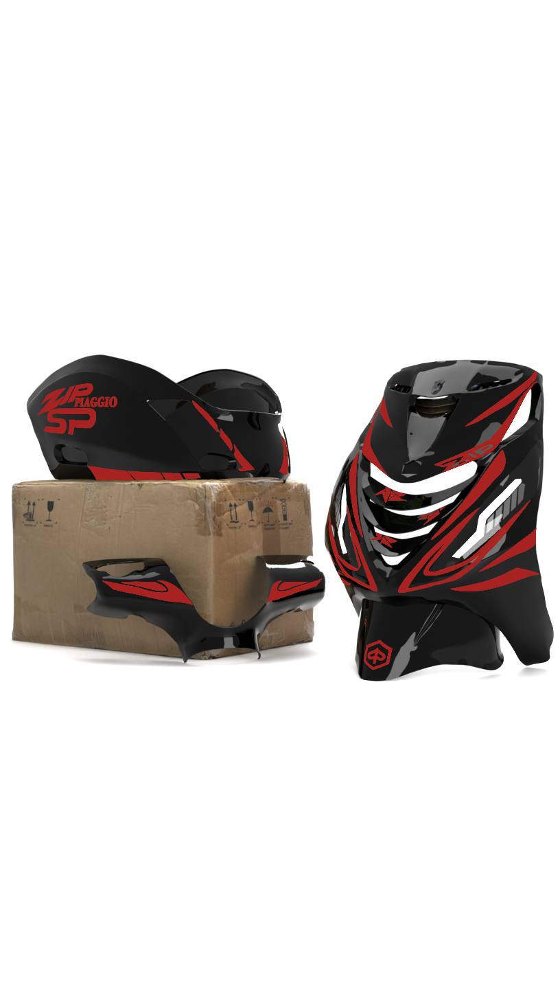 Zip X Minimalistic - Piaggio Zip SP Graphics Kit – Zip Graphicz